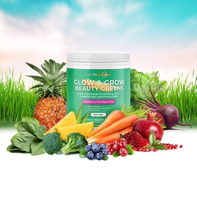 Glow & Grow Beauty Greens – Naturalicious