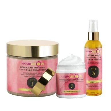 Naturalicious 3-Step Hello Gorgeous Hair Care System (For Loose Curls)